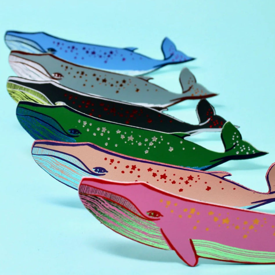 Whale Bookmark by Ark Colour Design – CANDID HOME